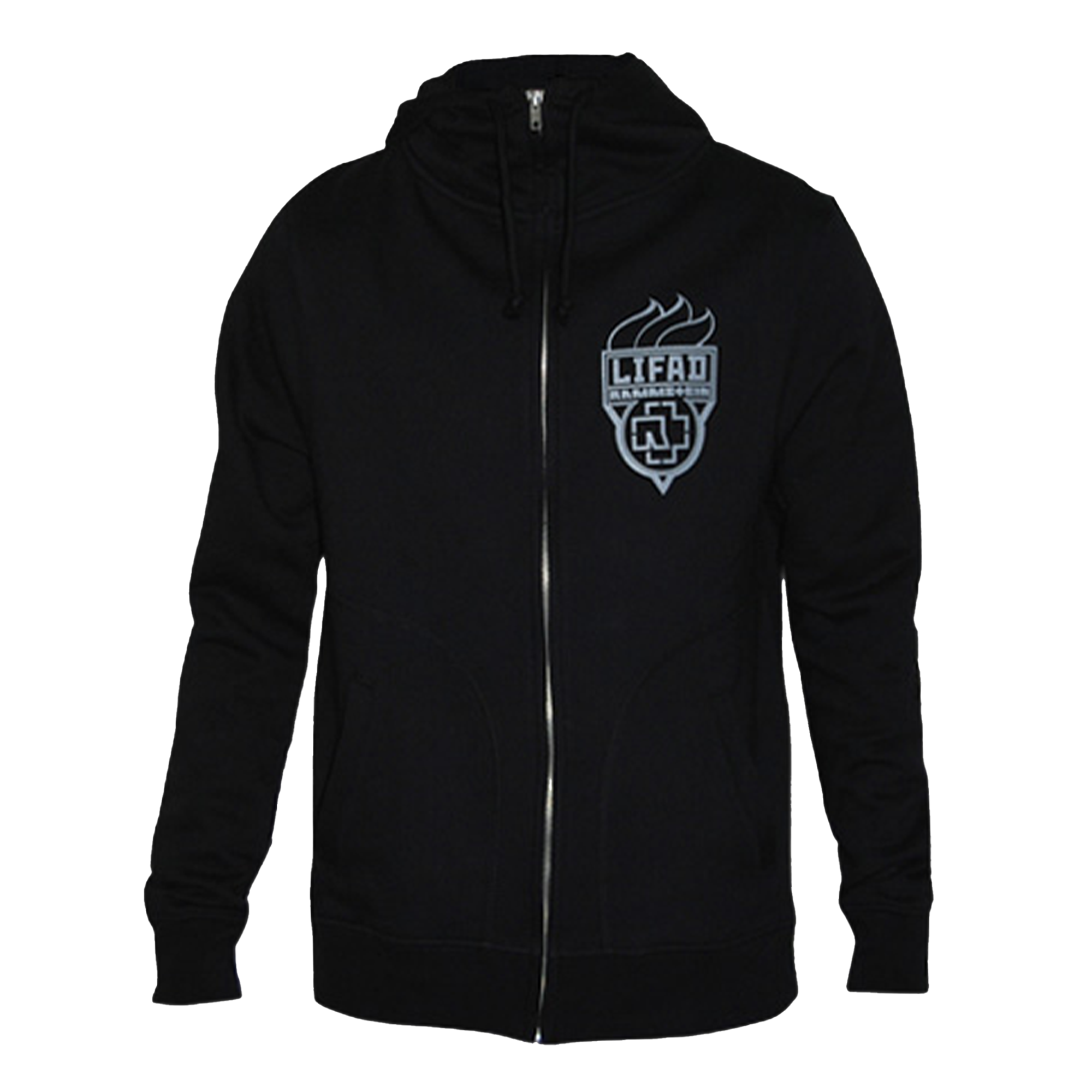 Full Zip Hoodie ”LIFAD Fackel” | Rammstein-Shop